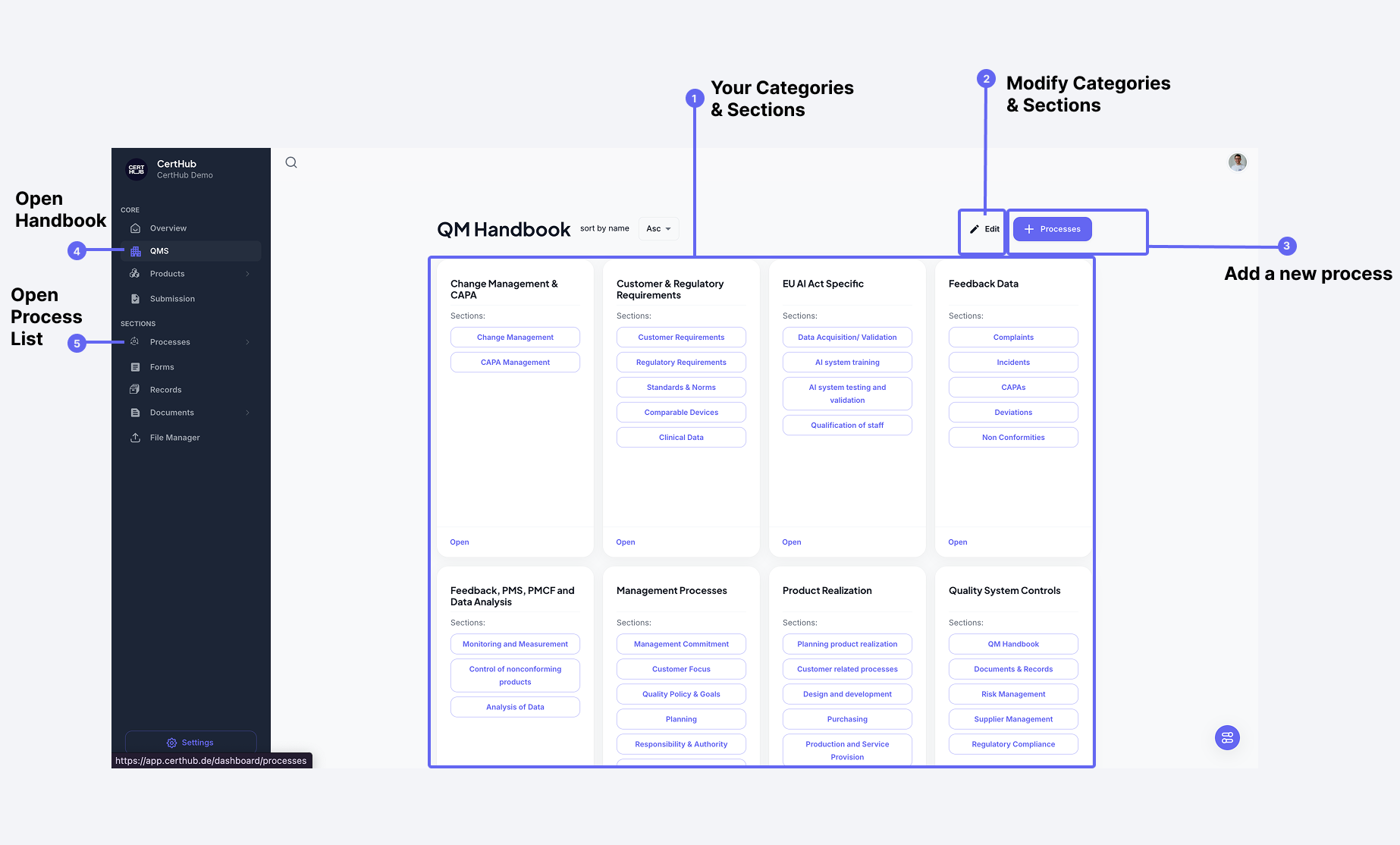 Quality Management (QM) Module | CertHub Documentation